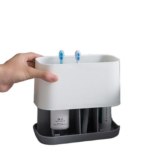 High Quality Custom Toothpaste Dispenser And Toothbrush Holder Plastic ...