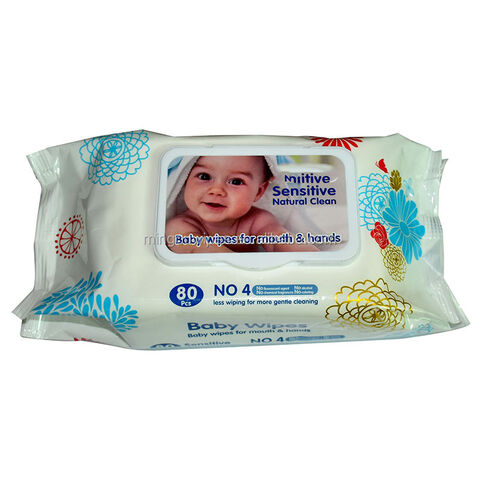 80 Pcs Hypoallergenic Wipes Organic Skincare Wet Wipes Antibacterial ...
