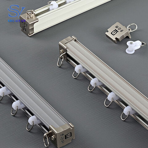 Buy China Wholesale Customized Double Single Pvc Sliding Curtain Track ...