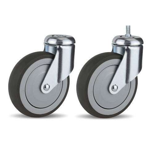 Buy Wholesale China 4 Inch Grey Tpr Medium Duty Caster Wheel Moving ...