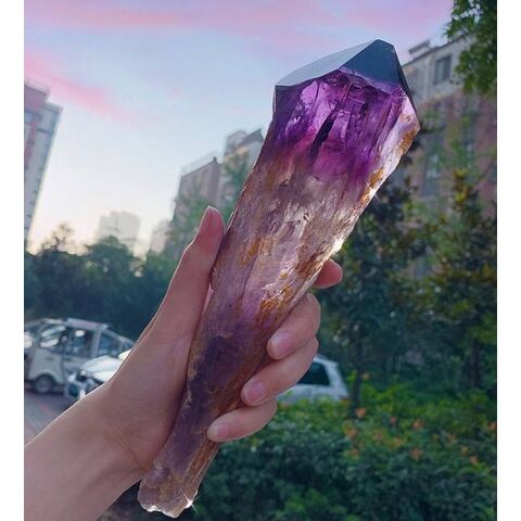 Wholesale Large Amethyst Rough Point Raw Stones Rock Quartz Crystal ...