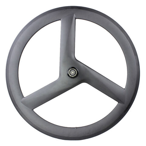 Buy Wholesale China 700c Carbon Tri Spoke Wheels 60mm Clincher Tubeless ...