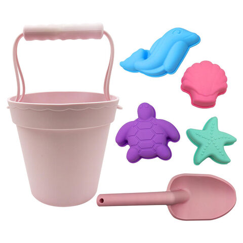 Buy Wholesale China Summer Children Beach Bucket Series Silicone Sand ...