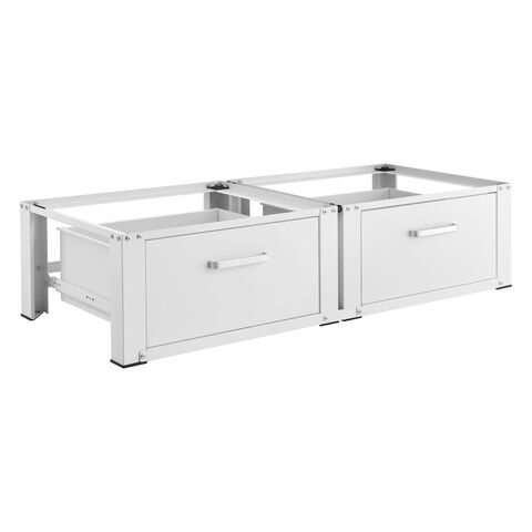 Buy Wholesale China Steel Cabinet Double Drawer Washer And Dryer Base ...