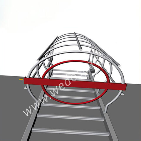 Frp Grp Fiberglass Fixed Ladder With Cages & Walk Through Ladder ...