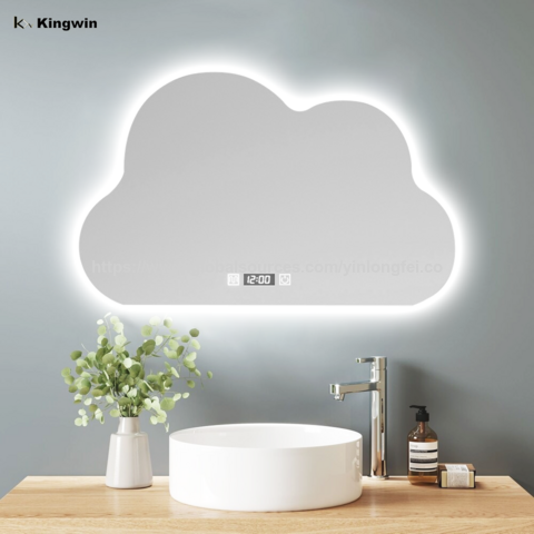 Bulk Buy China Wholesale Cloud Shape Backlit Led Lighted Bathroom Smart ...