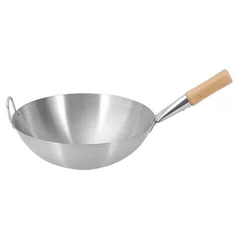 Buy Standard Quality China Wholesale Chinese Wok Pan Stainless Steel ...