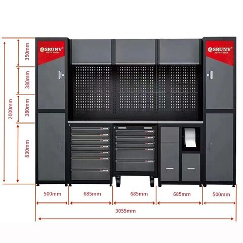 Customizable Combination Large Size Auto Repair Tool Car Parts Storage ...