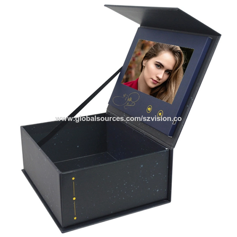 Custom Video Brochure Box Lcd Video Gift Box - China Wholesale Lcd ...
