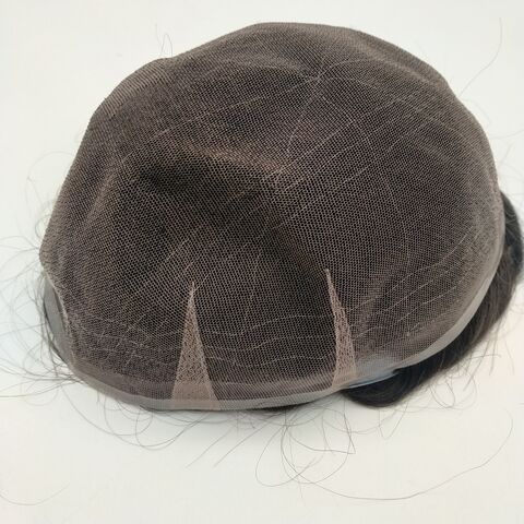 Buy China Wholesale Natural Looking Virgin 100% Human Hair Silk Toupee ...