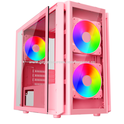 Buy Wholesale China 2024 New Design Factory Pink Gaming Computer Case ...