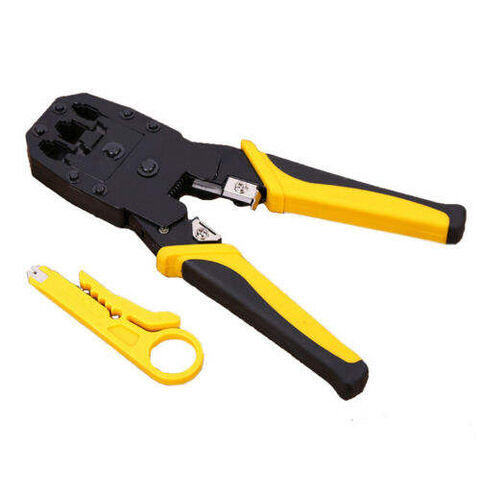 Cable Network Rj45/12 Wire Stripper Crimper Cable Punch Down Stripper ...