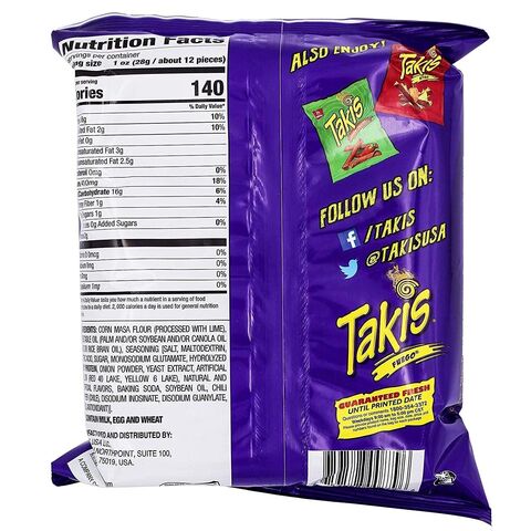 Buy Wholesale United States Takis Chips Fuego Hot Chili Pepper And Lime ...