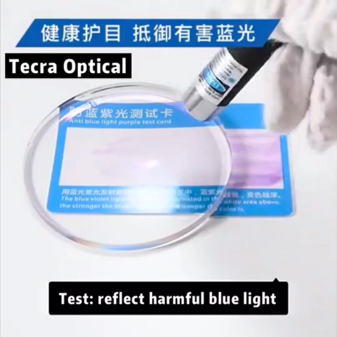 Cr39 Blue Blocking Lens Uv420 Resina Antireflex Lunas Glasses Lenses ...