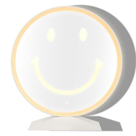 Modern Home Frameless Espejo Circular Led Smile Smart Mirror, Espejo ...