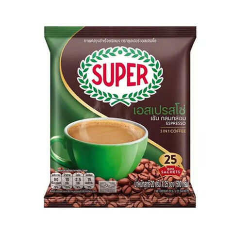 Super Instant Coffee Mixed Espresso 20g 25 Sachets/pack Wholesale From ...
