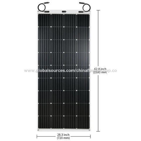 Solar New Energy 160w 170w 200w Flexible Solar Panel Thickness To 2mm ...