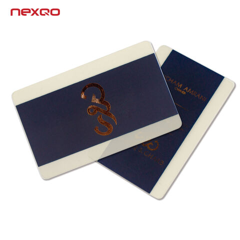 Buy Wholesale China Wholesale Low Cost Pvc Nfc Transparent Business ...
