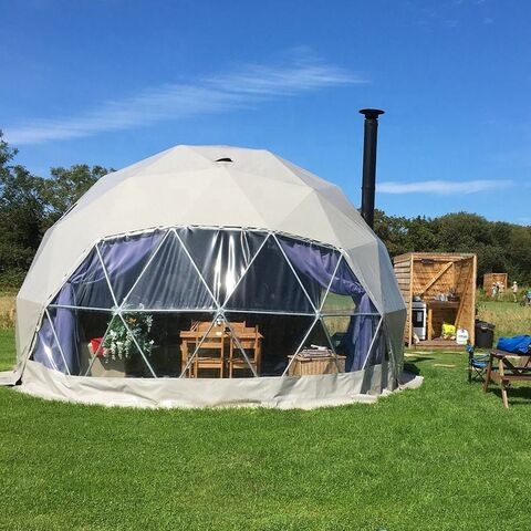 Buy Wholesale China 10m Outdoor Glamping Clear Pvc Geodesic Dome Tent ...