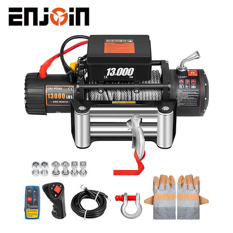 Enjoin High Quality Electric Offroad Truck Winch With Wire Rope 12v 24v ...