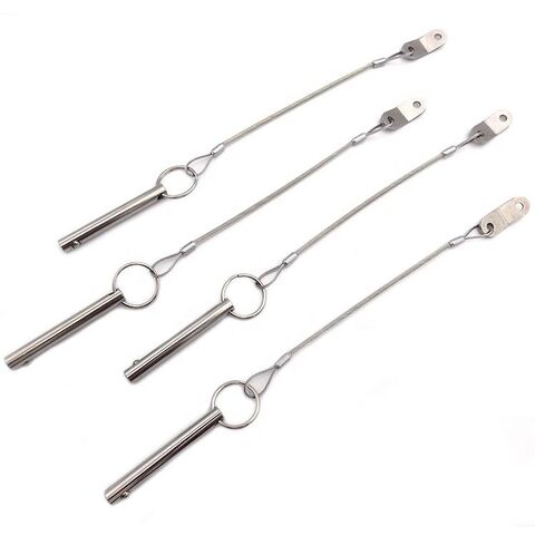 Buy Wholesale China Quick Release Lock Pin 1/4" Lanyard 316 Stainless ...