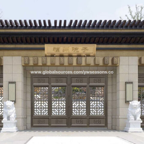 Customized China Style Veranda Handrail Balustrade Window And Doors ...