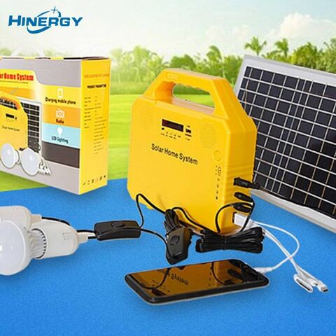 Buy Wholesale China Hinergy Portable Mini Solar Panel Home Lighting ...