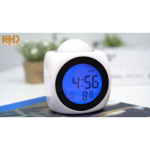 Kh-cl012 Oem Small Mini Cube Digital Talking Time Wall Ceiling Led ...