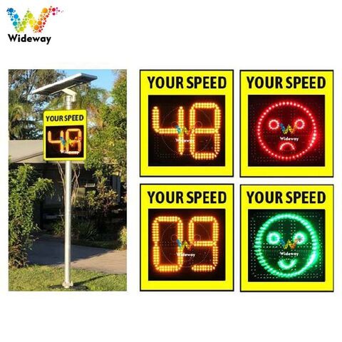 Buy Wholesale China Factory Custom Radar Speed Signs Traffic Solar ...