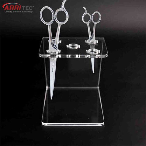 Buy Wholesale China Hair Salon Scissor Storage Rack 5 Positions Clear ...