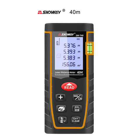 Sw-t40 Self-calibration Laser Measure 0.05-40m Range Mini Laser ...