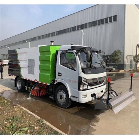 Garbage Garbage Sweeper Truck 4 Wheel Steering Cleaning Machine Closed ...