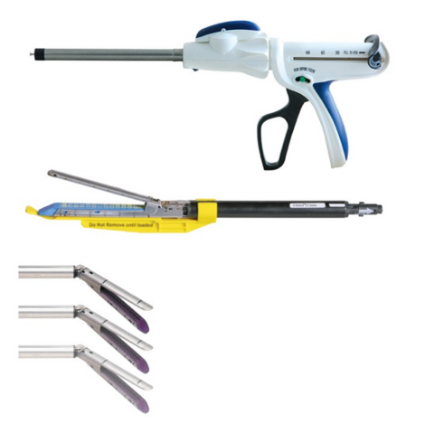 Endoscopy Instruments Surgical Stapler 260mm Endoscopic Linear Cutter ...