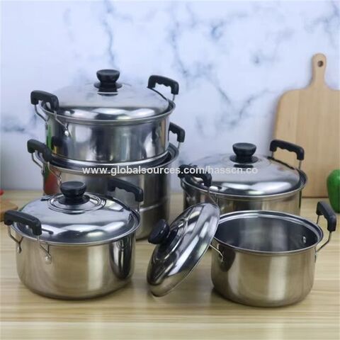 Buy Wholesale China Stainless Steel American High Pot Five-piece Set ...