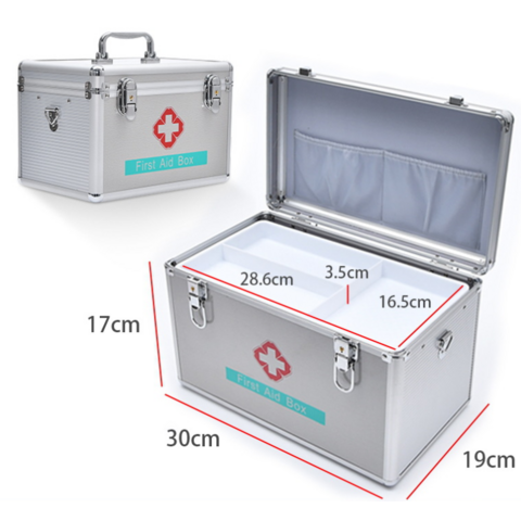 Buy Wholesale China Portable Aluminum Medical First Aid Kit Box With ...