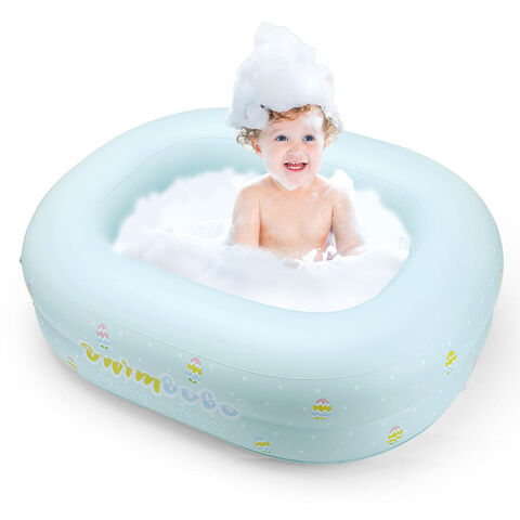 Buy Wholesale China 2021 Kingpou New Blue Bathtub Portable Small Swim ...