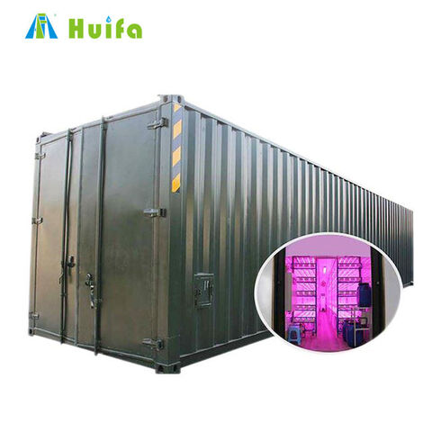 40ft Medical Planting Shipping Hemp Grow Room Blackout Container Farm ...