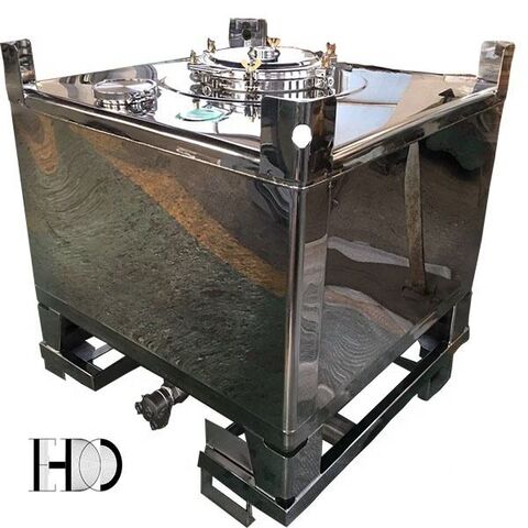 Wanlong 1000liter 500liter Stainless Steel Chemical Oil Ibc Tote Tank ...