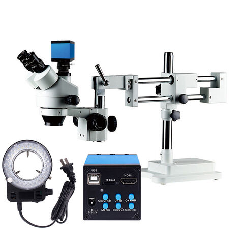 Buy Wholesale China Double Boom Stand Trinocular Stereo Microscope ...