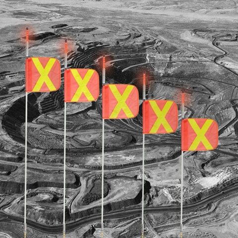 Copper Mine Safe Heavy Duty Mining Led Whip Flag Pole Lighted Led Whip ...