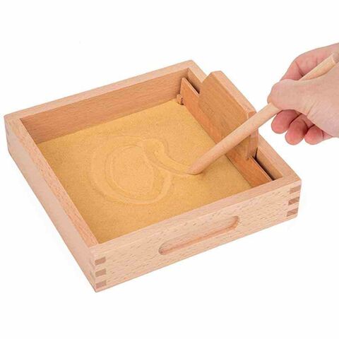 Buy Wholesale China Sand Tracing Tray Wooden Montessori Sand Tray With ...