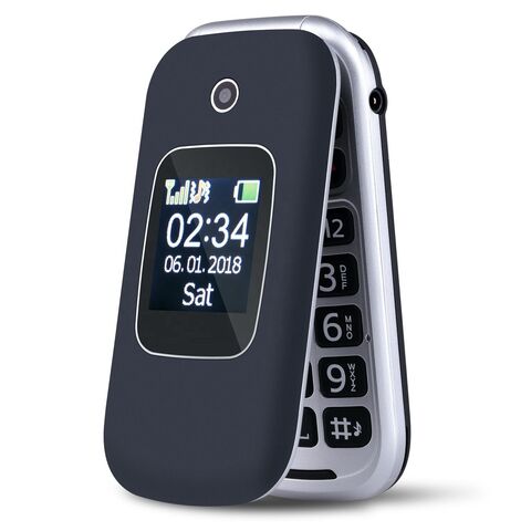 Buy China Wholesale D330-2g Senior Clamshell Flip Phone With Sos Button ...