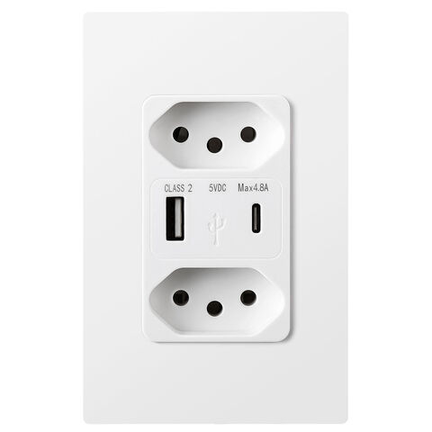 Zigbee/lora/zwave Customized Tuya Type-c Universal Brazil Electric Wifi ...