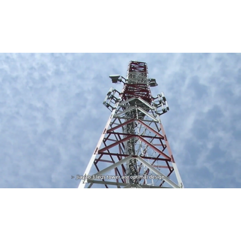 Buy Wholesale China Painted Triangular Telecom Tower Steel Gsm Angular Telecommunication Wifi ...