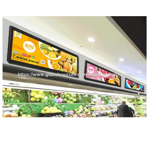 Buy Wholesale China 21.6 Inch Supermarket Shop Stretched Bar Shelf Edge ...