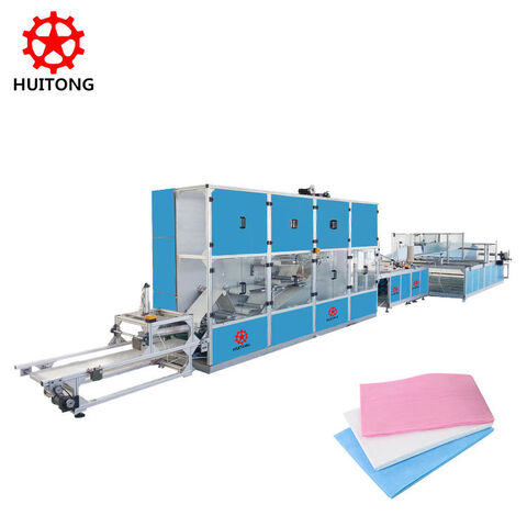 2022 Fully Automatic Smart Disposable Bed Sheet Folding Making ...