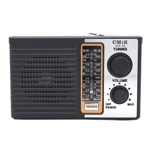 Cmik Radio Icf-10 Ac China Plastic Shortwave Antique Long Range Old ...