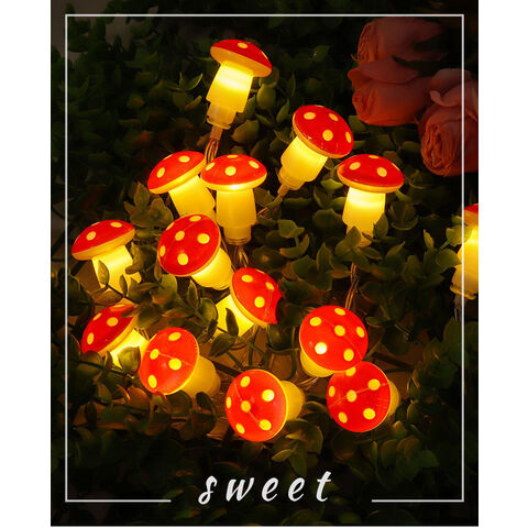 Buy Wholesale China Mushroom Decor Cottagecore Room Decor 10ft 30leds Mushroom String Lights ...