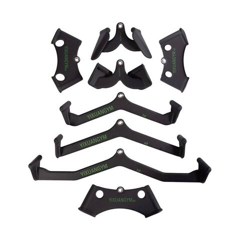 Yixuangym T-bar V-bar Pulley Cable Machine Attachments, Bicep Curl ...