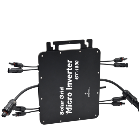 1800w 110v/220v Black Single-phase Three-phase Photovoltaic Power Grid ...